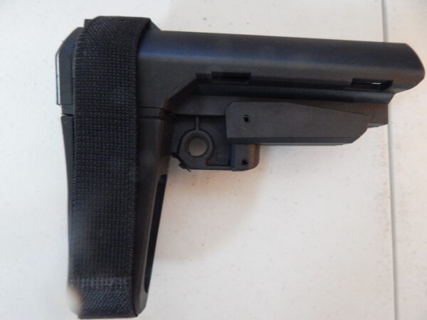 SBA AR-15 Pistol Brace Fits on standard Carbine MIL-SPEC Buffer Tube ...